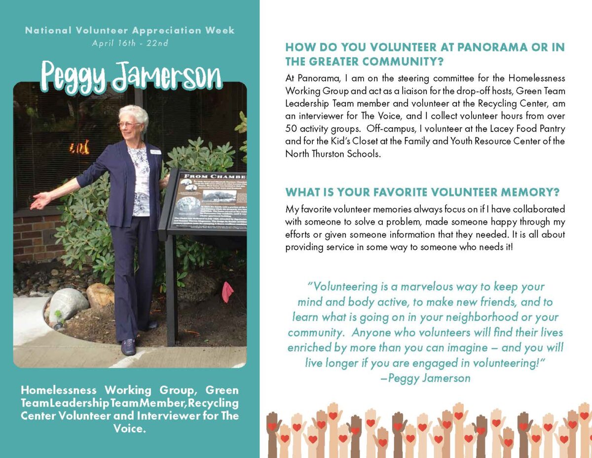 Volunteer Appreciation Week! - Panorama