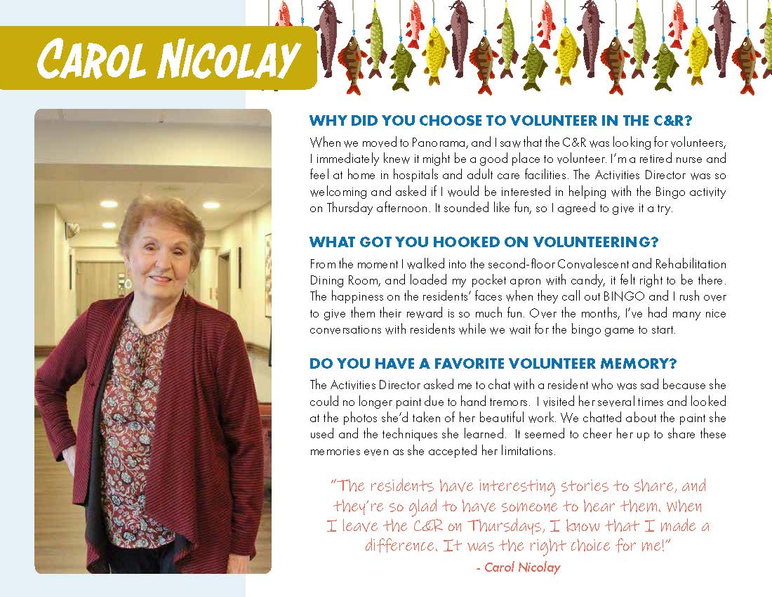 Volunteer Spotlights - Panorama