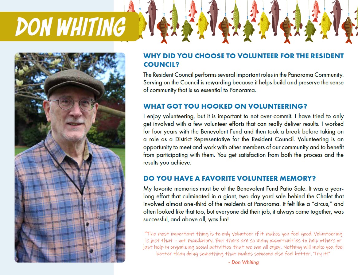 Volunteer Spotlights - Panorama
